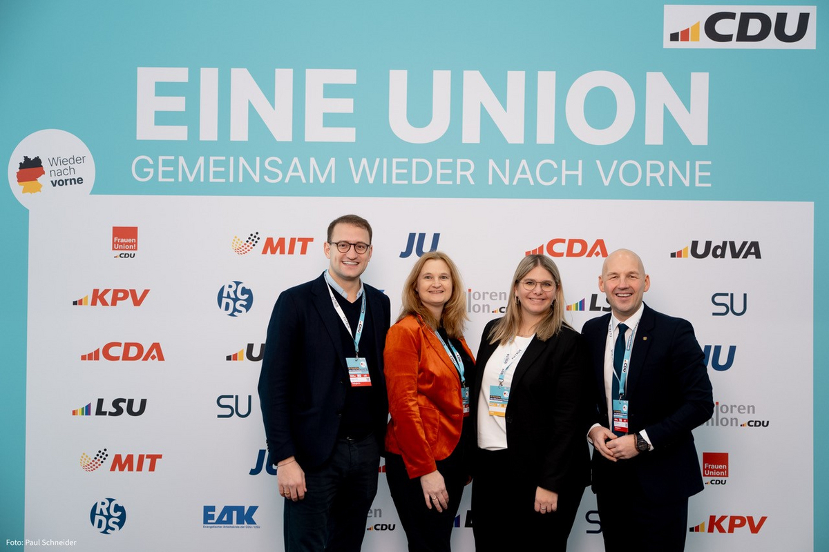 Dr. Matthias Miller, Marc Biadacz, Regina Dvorak-Vucetic und Saskia ...